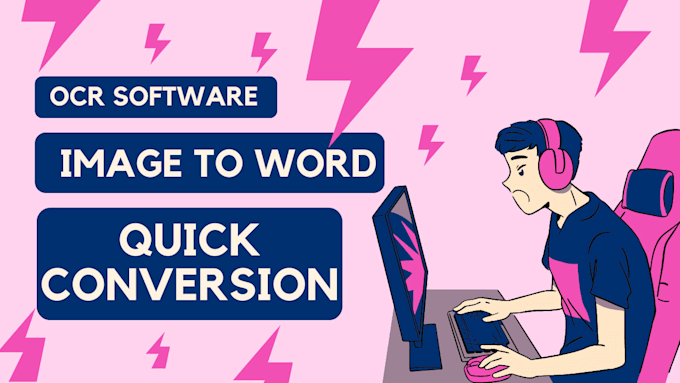 Convert your scanned document or image to word by Vanessamig | Fiverr