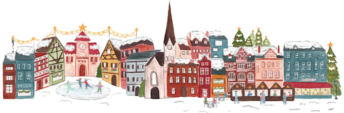 Create whimsical handmade illustrations for your project by ...