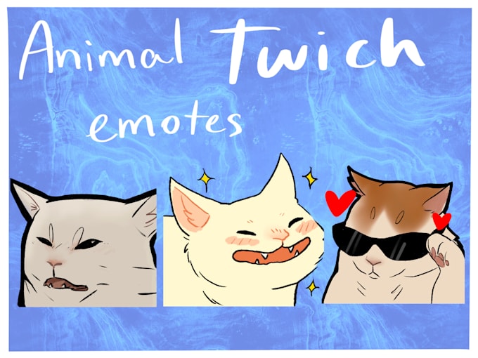 Do your twitch animal emotes by Brendabarcel | Fiverr