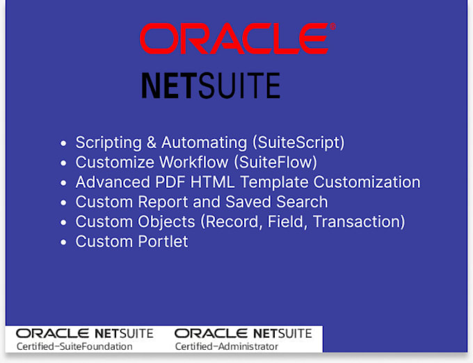 Customize Features For Your Netsuite Account By Andriandavinta Fiverr