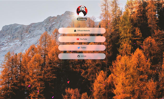 Build an animated and responsive link to bio page for instagram by ...