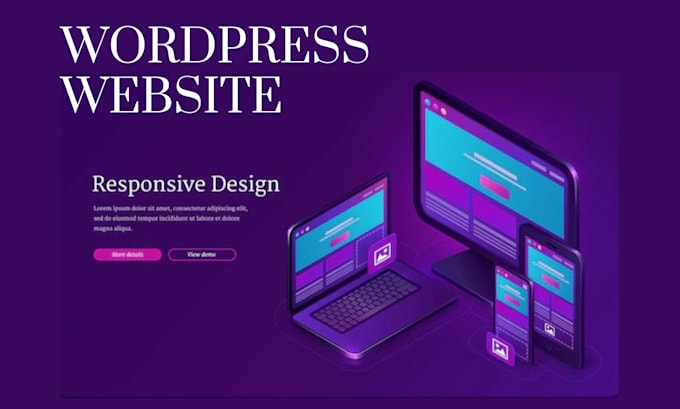 Design a responsive wordpress website or create an elementor pro ...