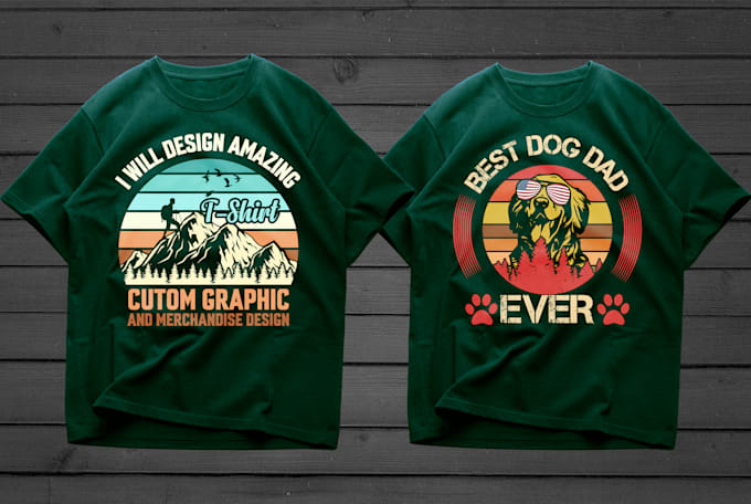 Do amazing tshirt custom graphic and merchandise design by Tshirt ...