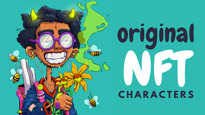 Create stunning and unique nft artwork for blockchain collectors by Thejasa | Fiverr