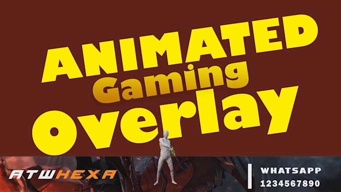 Create unique greenscreen gaming overlay by Waleedsaeed90 | Fiverr