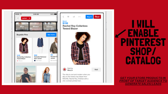 Enable pinterest shop catalog and upload products by Pinterestx | Fiverr