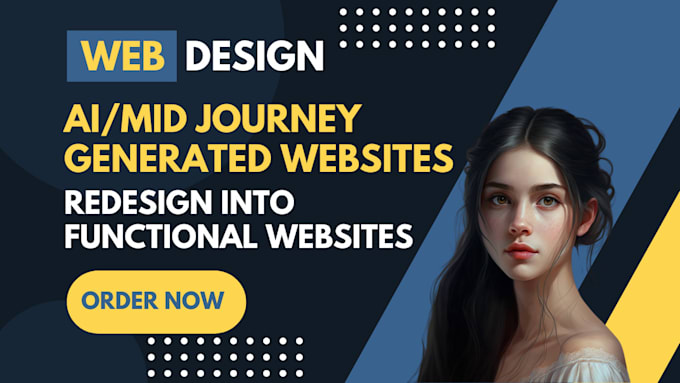 Turn your ai or mid journey generated web design into a fully ...