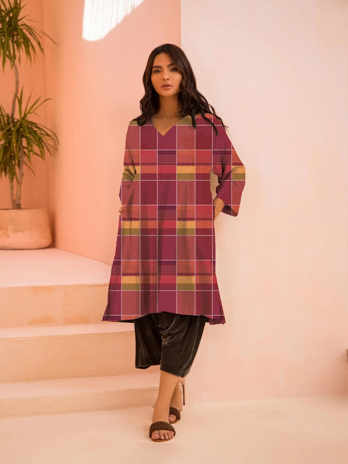 Design unique seamless fabric textile pattern ,3 piece suit print for ...