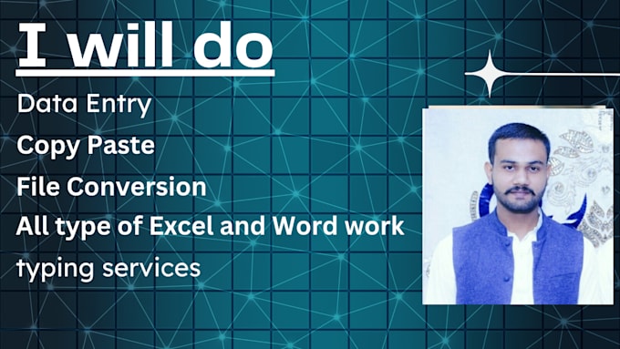 Accurate data entry, typing, copy paste and admin tasks by ...