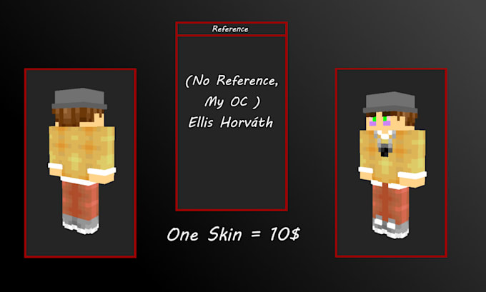 Make you a minecraft skin off a reference by Matthew_pa | Fiverr
