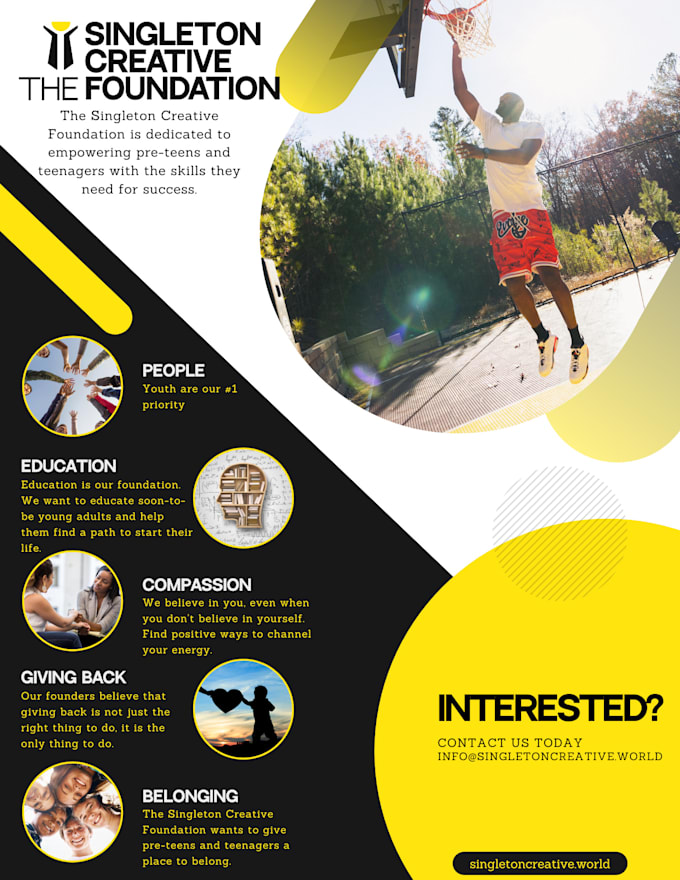 Create a full color one page flyer by Trsalinas628 | Fiverr