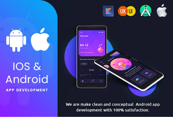 Do android and ios app development and building mobile app with app design by Codedotstudio | Fiverr
