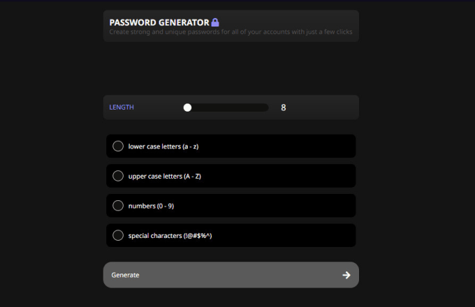 Make your own password generator using javascript by Curlzxc | Fiverr
