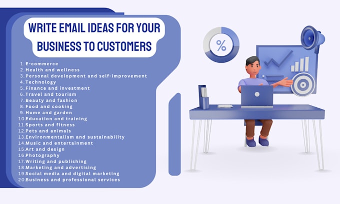 Write email ideas for your business to customers by Theodorethe3rd | Fiverr