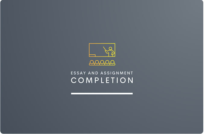 Complete your assignments at a high standard by Louiegreenwood | Fiverr