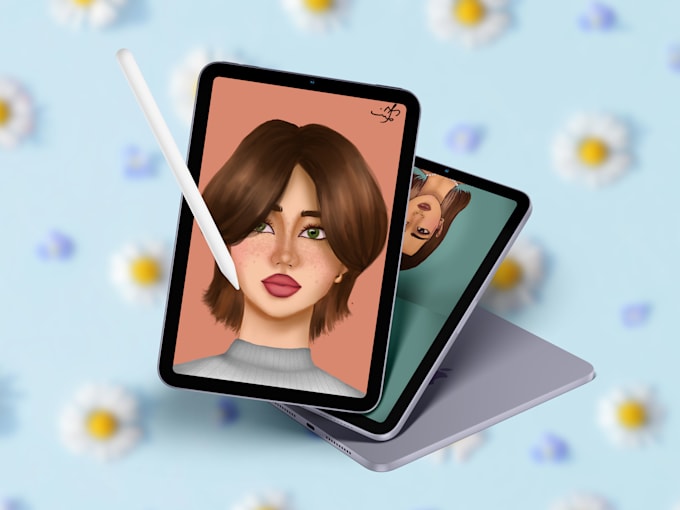 Draw digital potrait for you by Hi5art | Fiverr