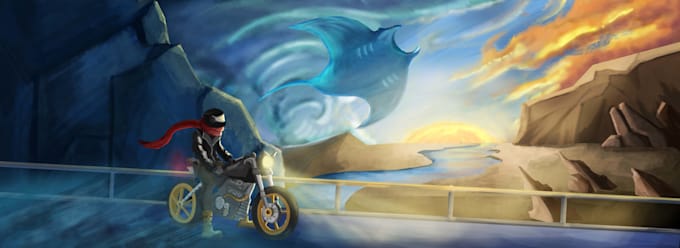 Create an environment concept art and illustration by Andreabuonocore ...