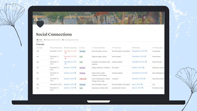 Create a custom notion page with all your heart desires by Notionqueen | Fiverr
