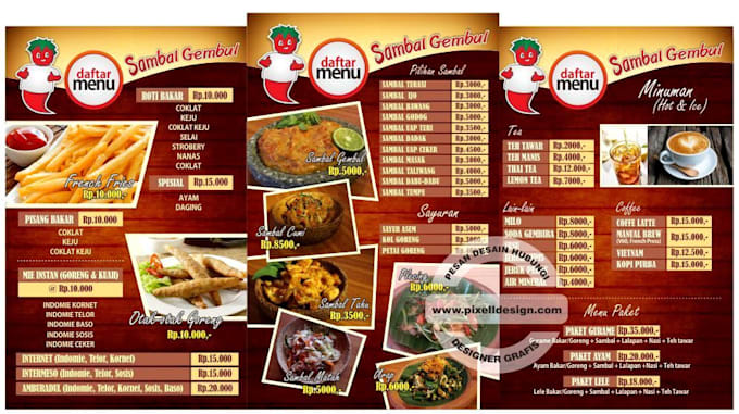 Do menu design, food menu, restaurant menu, price list by Joko_designer ...