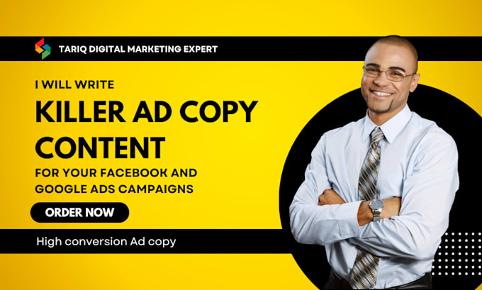 Write facebook ad copy, ads copywriting, killer ad copy by Tariqdm | Fiverr