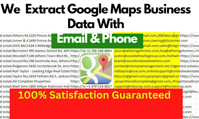 Scrape google maps business leads with email by Andrioantonio | Fiverr