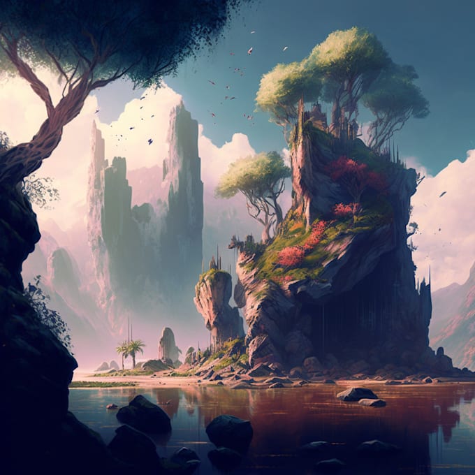 Create environment or landscape concept art by Johnnysins496 | Fiverr