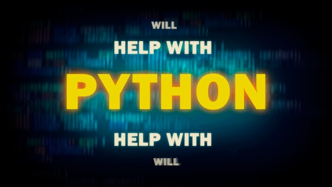 Help you with your python code by Daineo | Fiverr