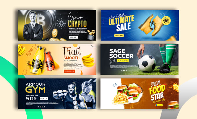 Design branded web banners, website headers, covers, or sliders by ...