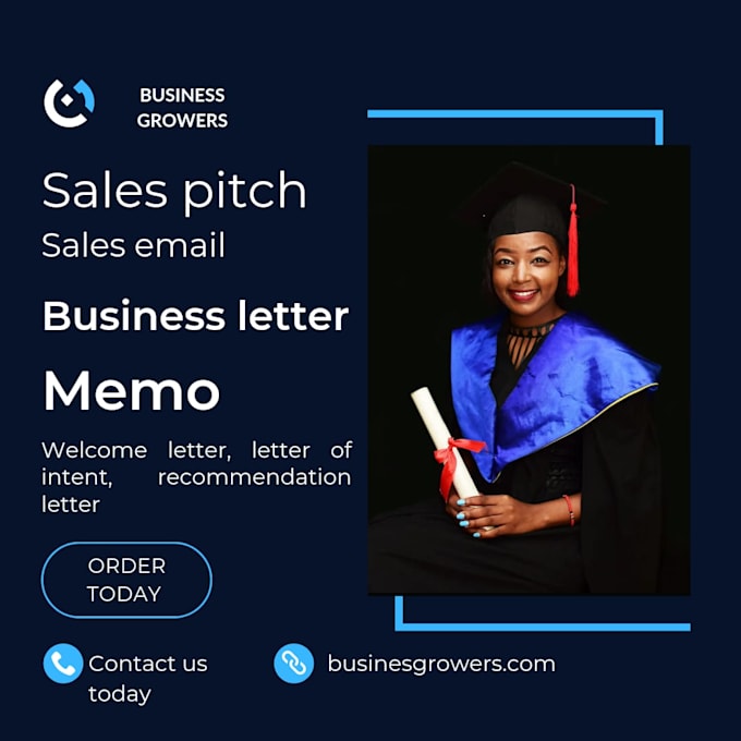 Write business letter, memo, press release, complaint, appeal by Dr ...