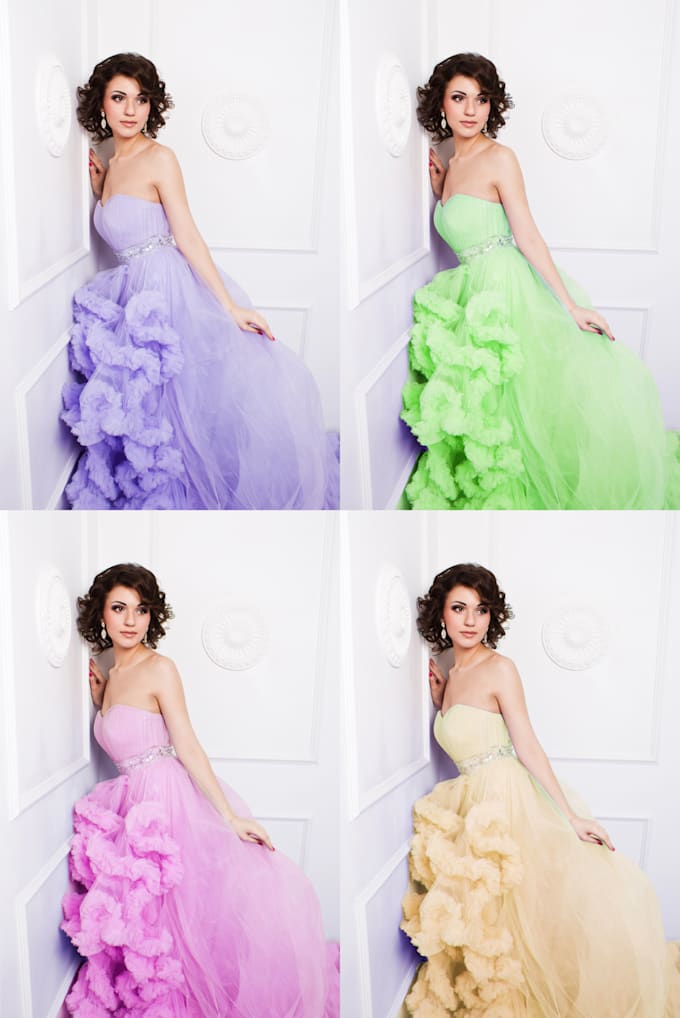 Color change of anything fast and change background in photoshop by ...