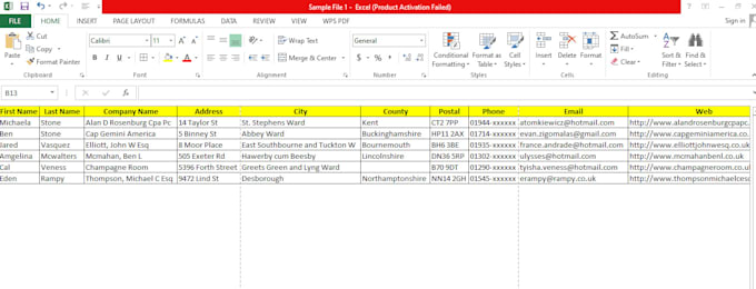 Do professional and excellent data entry by Michellekimpan | Fiverr