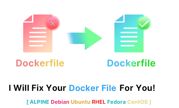 Fix your dockerfiles for you by Rakeshchow202 | Fiverr