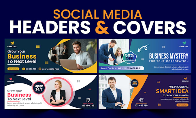 Create a professional facebook cover design that looks amazing by Rank ...