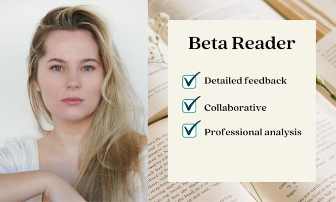 Beta read your book and give prompt, detailed feedback by Alla495 | Fiverr