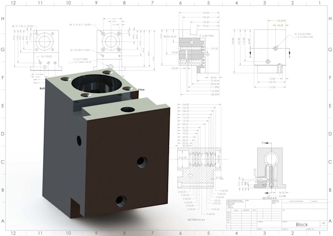 Do 3d cad design and technical drawing on solidworks by Mostafa6687 ...