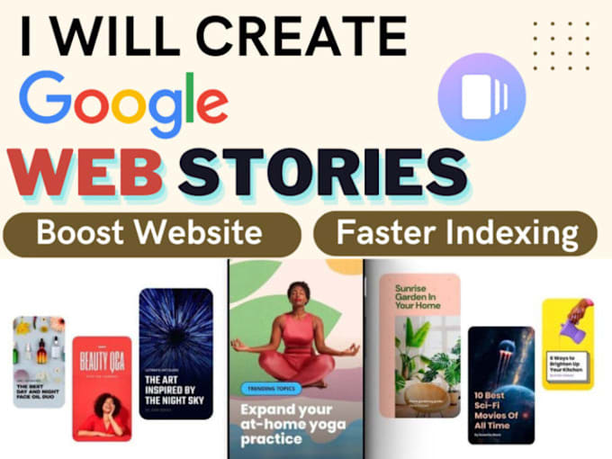 Create web story for your website by Thakorthakor204 | Fiverr