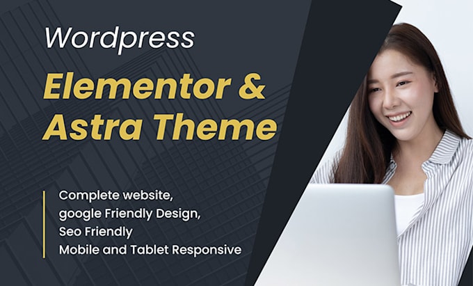 Design website in elementor and astra theme by Hinatabass | Fiverr