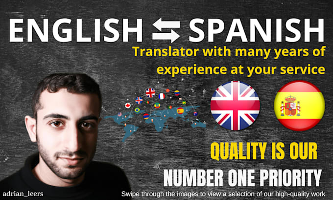 Translate english to spanish and spanish to english by Adrian_leers ...