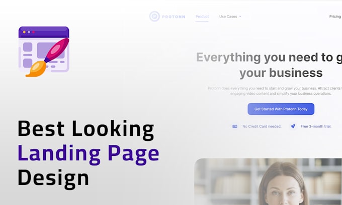 Design the best unique modern landing page ui or website by Yassineirab ...