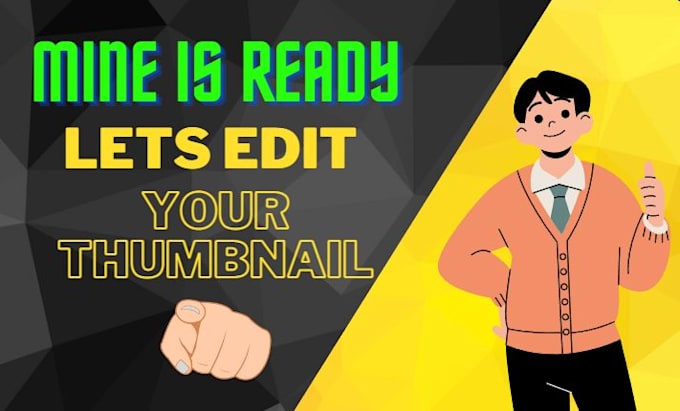 Edit your youtube thumbnail for your channel by Crazgmigaming | Fiverr