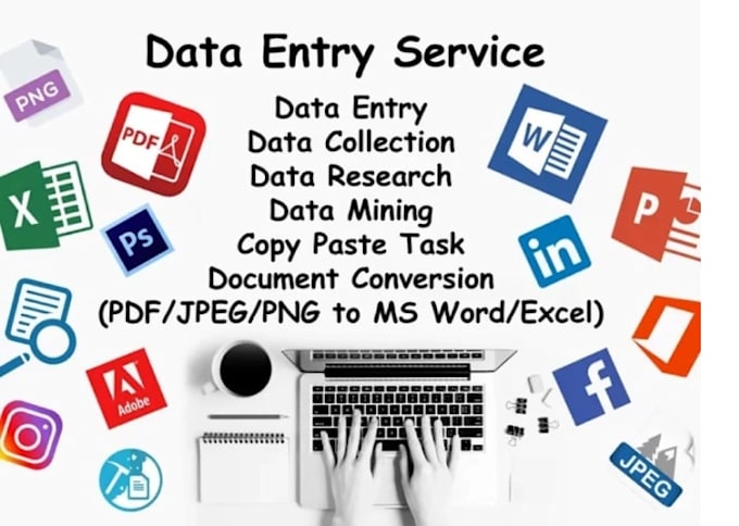 Excel data entry, copy paste, typing and pdf to excel, word or power point by Mirnajeeb_381 | Fiverr