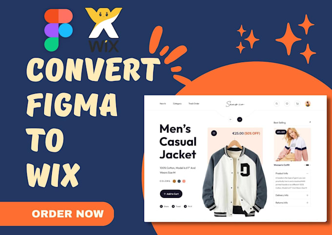 Convert figma to wix, psd to wix, xd to wix by Site_ex | Fiverr