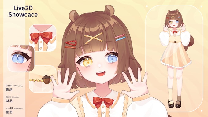 Rig your vtuber model with live2d by Riehenlin | Fiverr