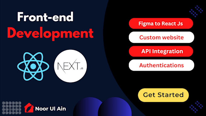 Build Static And Custom Website In React Js And Next Js By Noorulain11 Fiverr