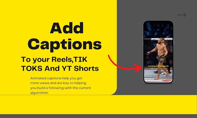 Caption viral tik tok, ig reels, youtube shorts video by Adnan254 | Fiverr