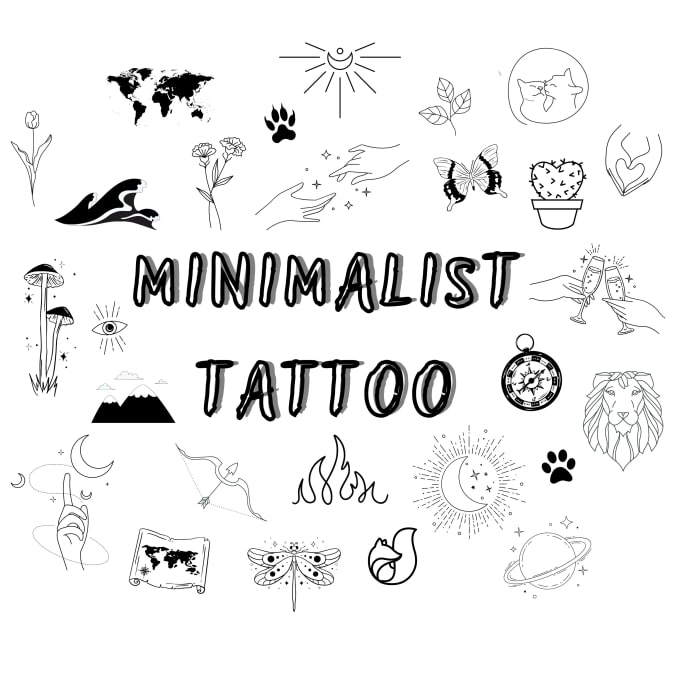 Create custom minimalist tattoo design by Lydabysal | Fiverr Create custom minimalist tattoo design by Lydabysal | Fiverr