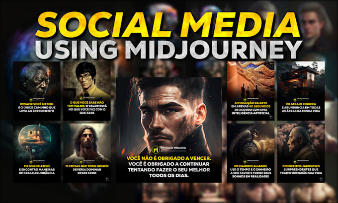 Create amazing instagram posts using midjourney by Twofrogs | Fiverr