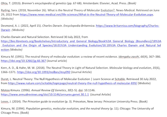 Reference your sources in apa 7th by Kieran_l | Fiverr