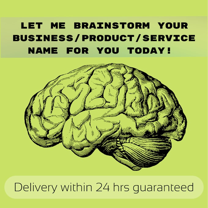 Brainstorming for a business name by Fastcopynow | Fiverr