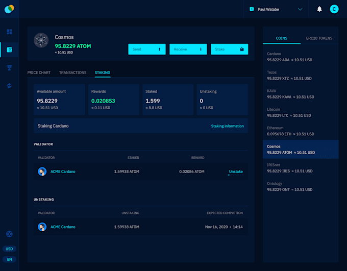 Design functions in crypto wallet, staking, lending, explorer, bridge, swap by Daokiem88 | Fiverr